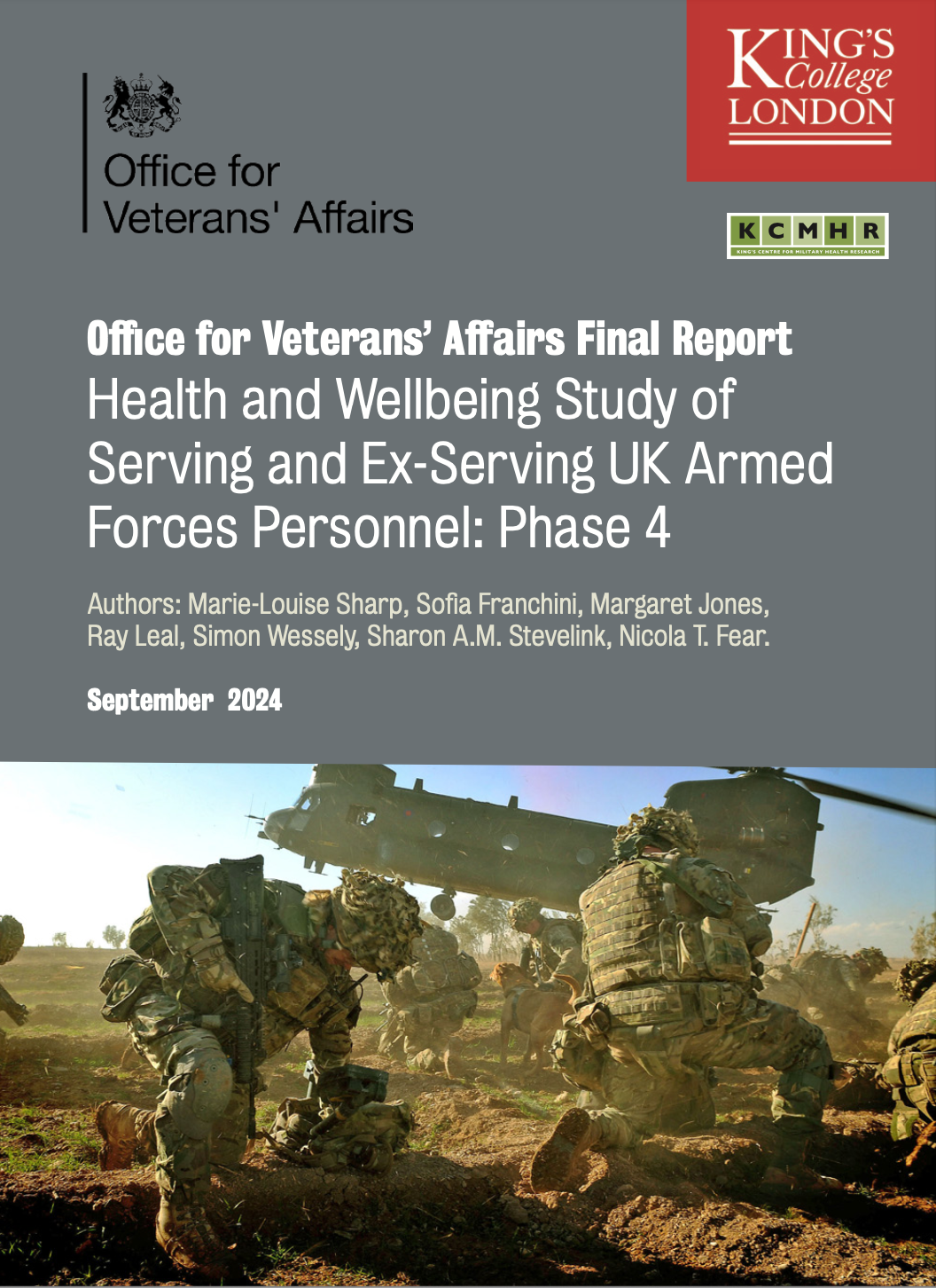 KCMHR 20-year study finds enduring impact of combat in Iraq and ...